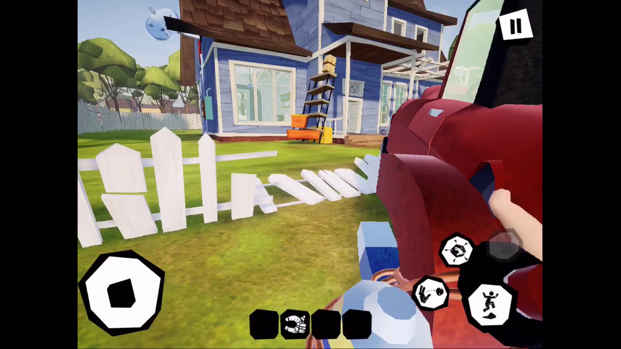 Hello neighbor how to get the red key: first act - YouTube