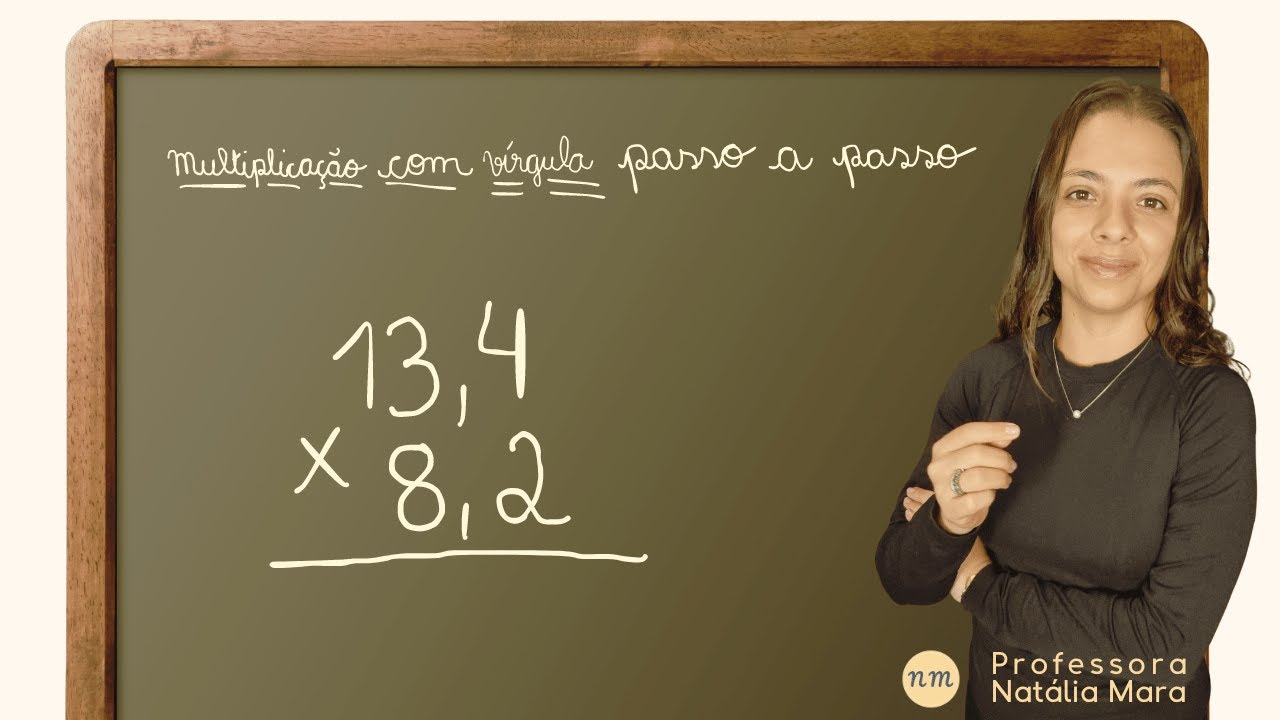 8,2 vezes 13,4 | Mulplicar decimais | O que fazer com a vírgula na ...