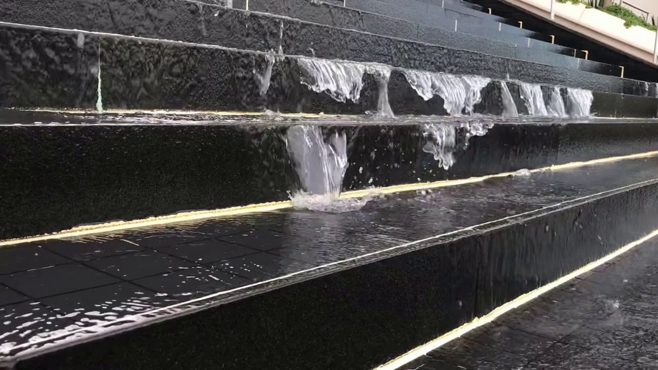 Water Running Sound Over Steps Featuring Ambient ASMR Sounds - YouTube