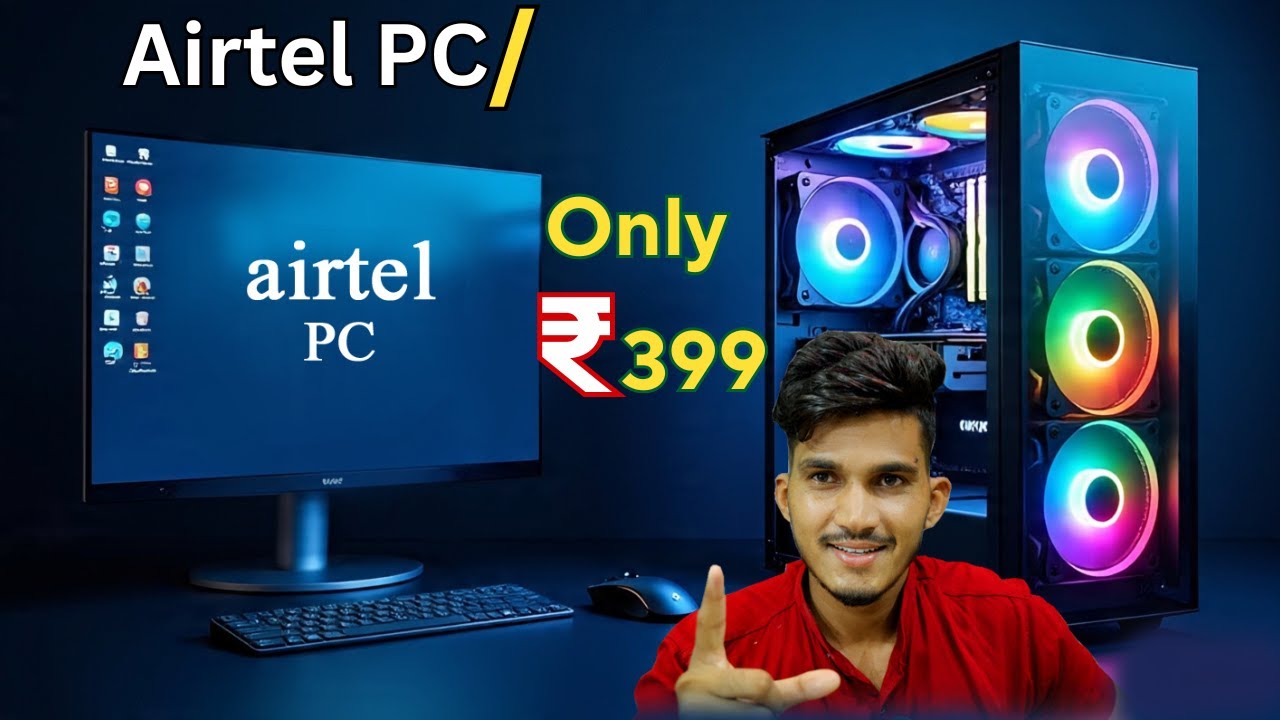 Airtel PC Launch – Pura Setup Dekho | CPU, Desktop, Keyboard, Mouse ...