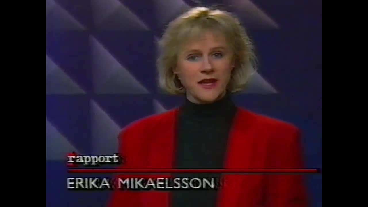 Rapport Med Erika Mikaelsson & Väder Med John Pohlman - YouTube