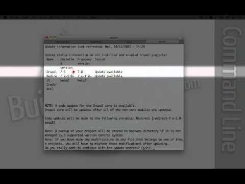 109. How to update Drupal core and contributed modules using Drush (a Drupal how-to) - YouTube