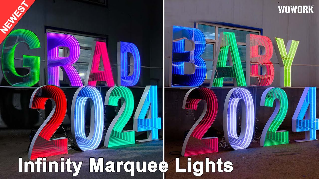 infinity marquee lights for wedding decoration #infinitymirror # ...