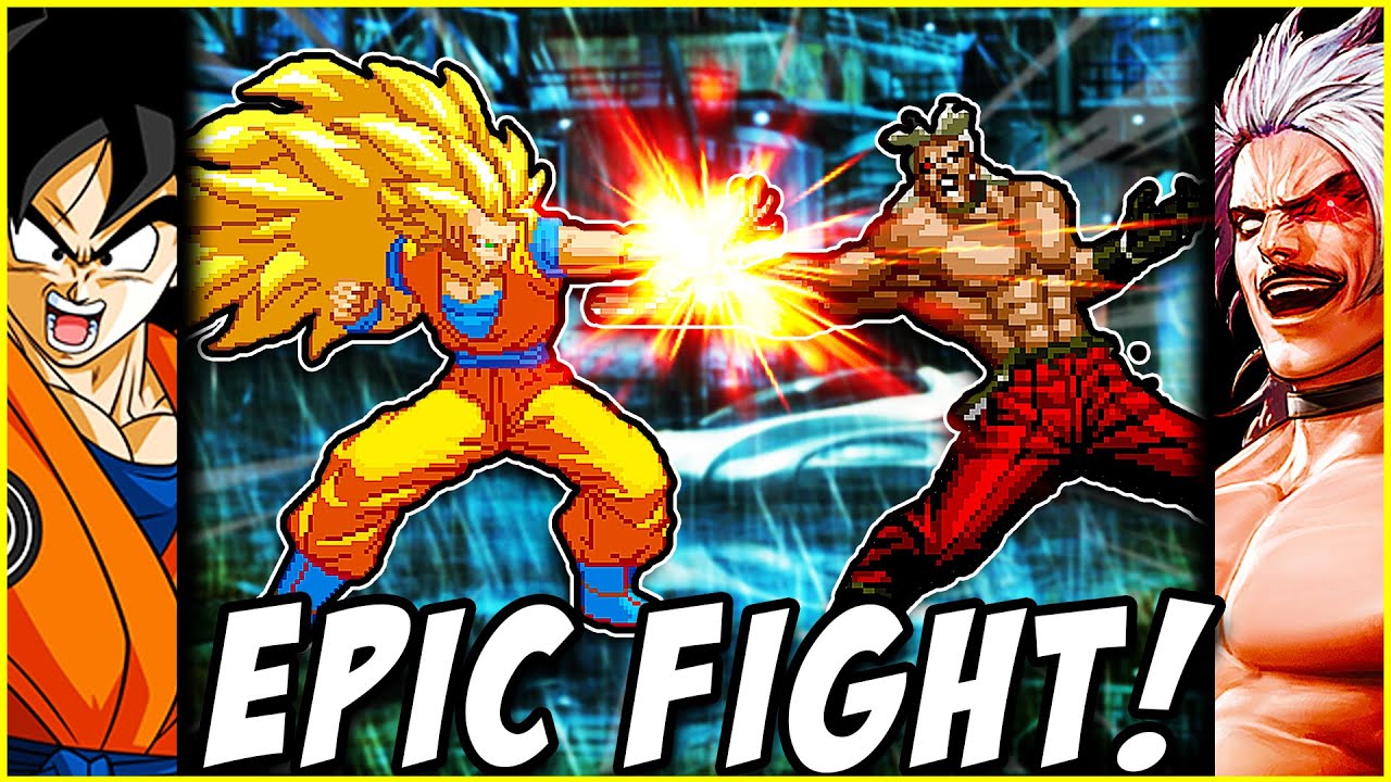 Fight to the Death🔴Goku vs Omega Rugal! (DBZ vs KoF) - YouTube