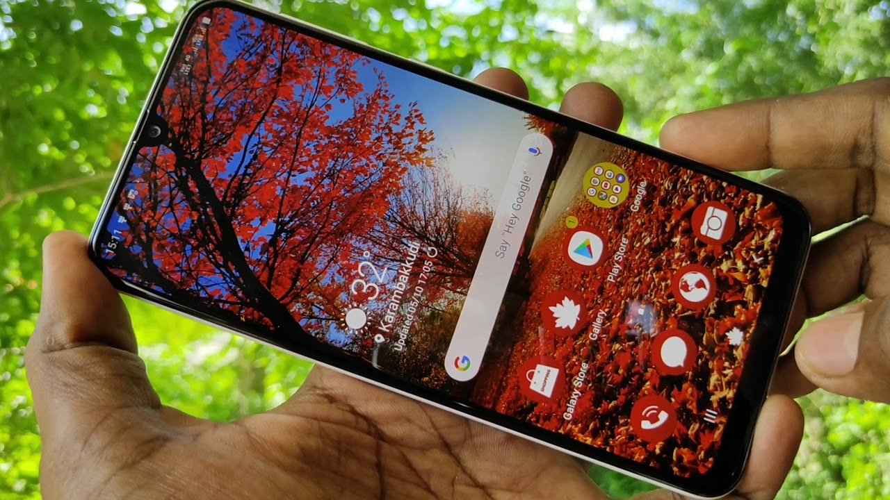 How to hide notch display in Samsung Galaxy M30s - YouTube