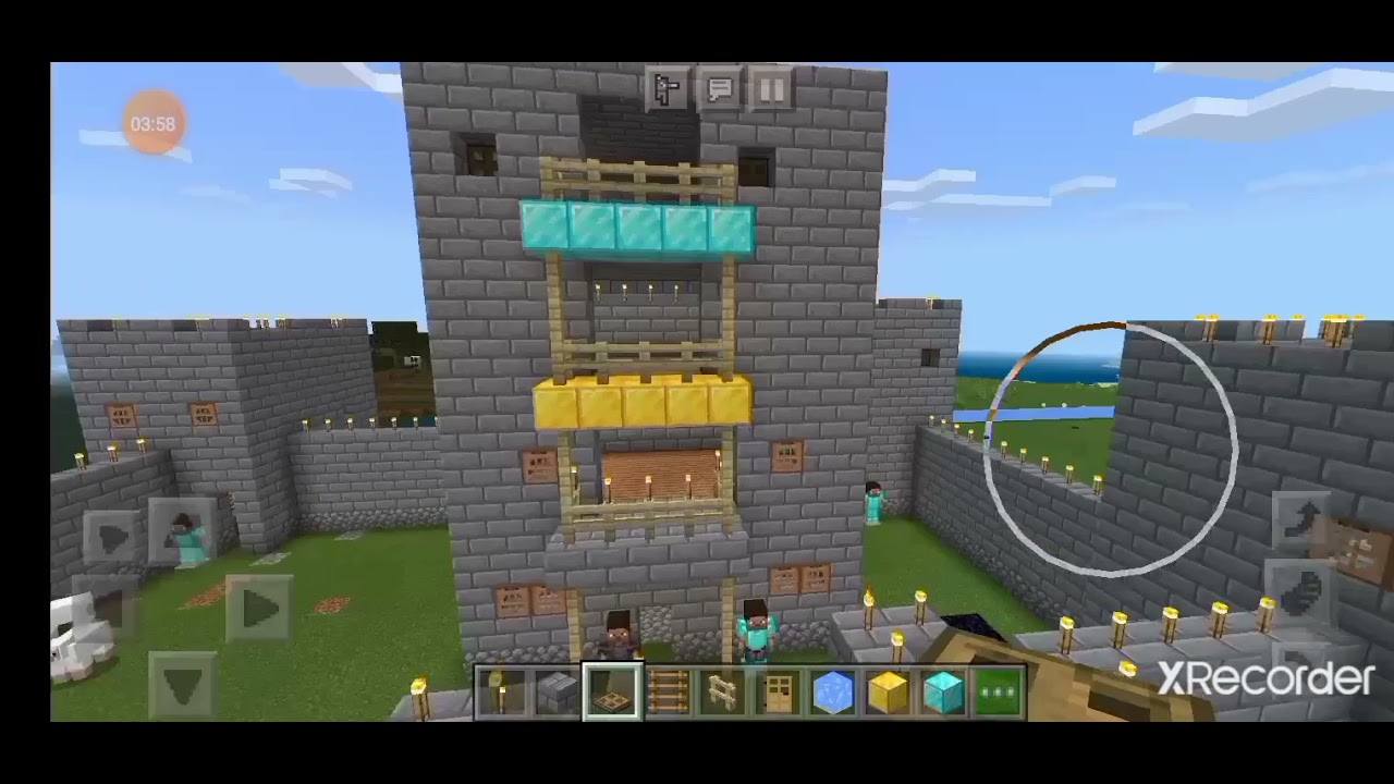 Making casel in minecraft - YouTube
