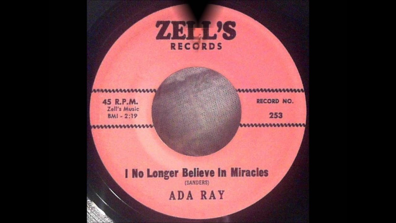 Ada Ray - I No Longer Believe In Miracles - Zells 253 - 1962 - YouTube