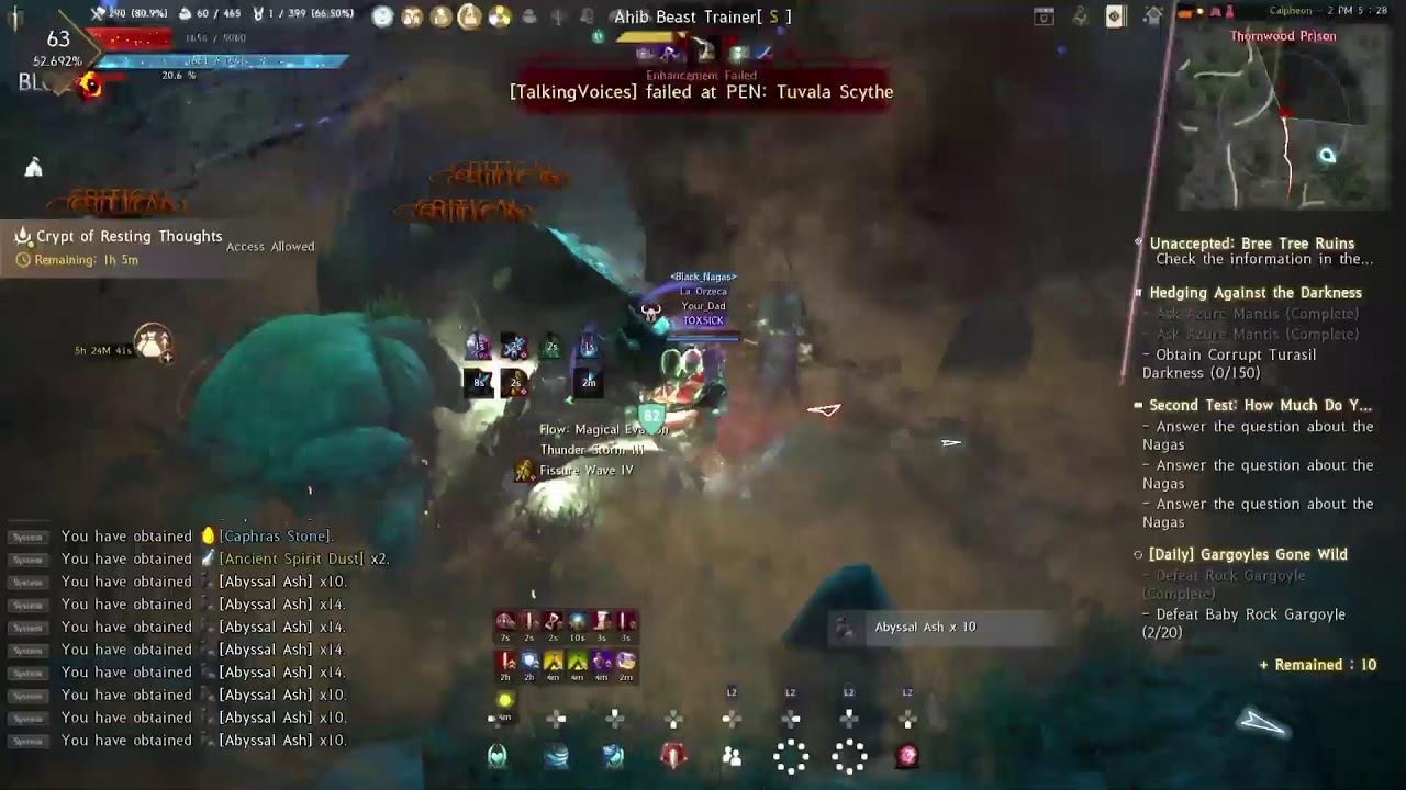 BDO Crypt of Resting Thoughts Awakened Witch - YouTube