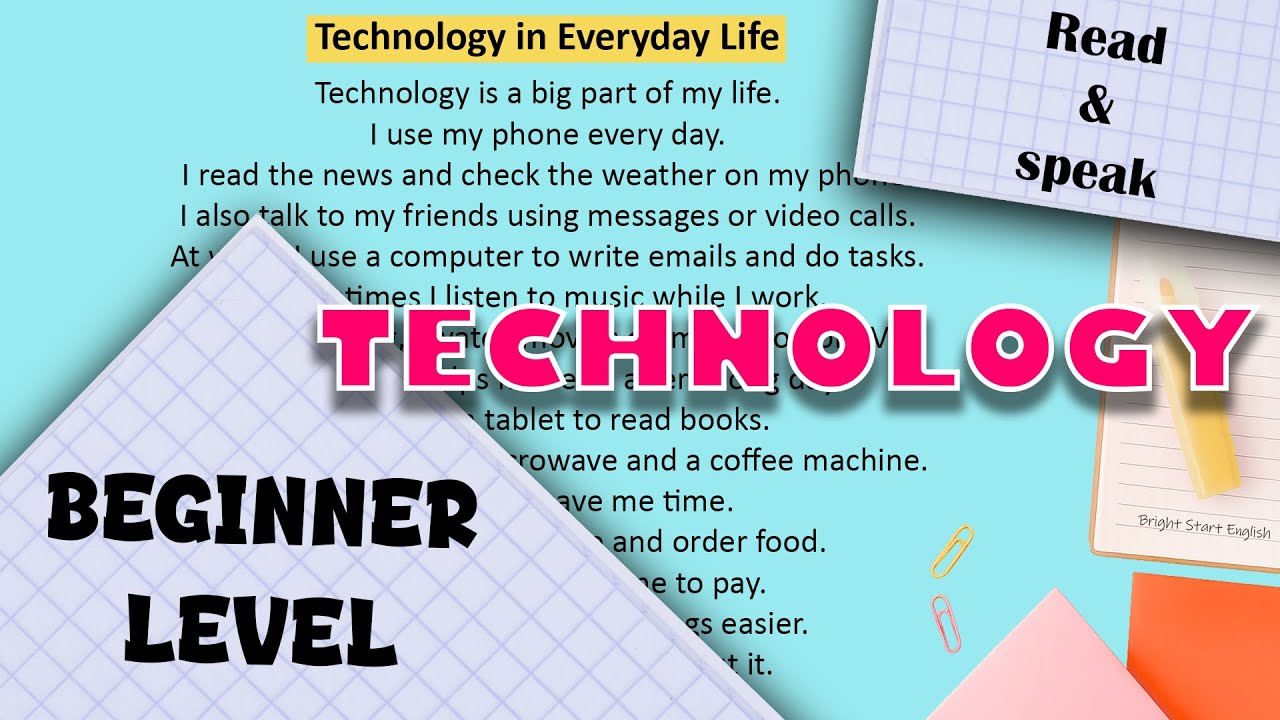 Easy English for Beginners: Talking About Technology in Everyday Life # ...
