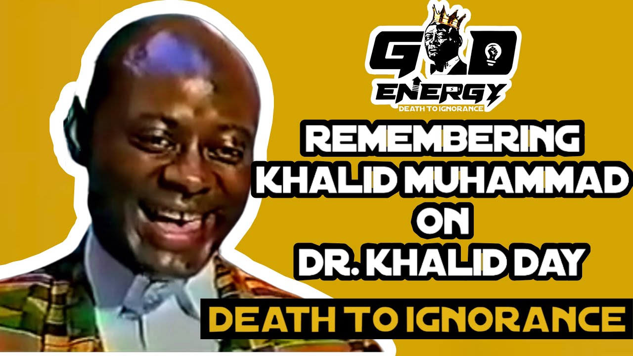 Remembering The Life Of Dr. Khalid Muhammad - Interview - YouTube