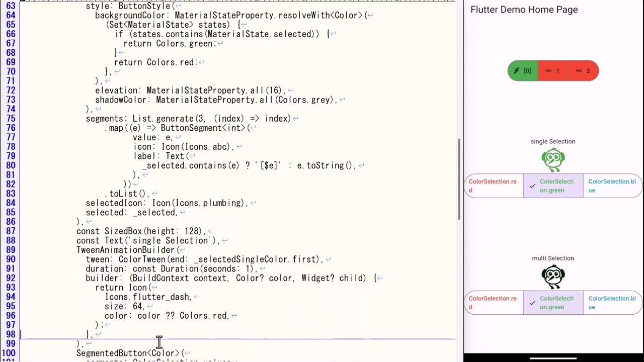 #flutter x SegmentedButton #shorts - YouTube