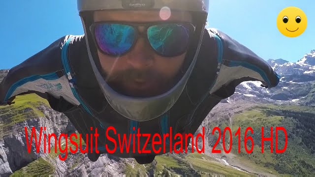 EPIC Wingsuit BASE Jumping Switzerland HD 2016 - YouTube