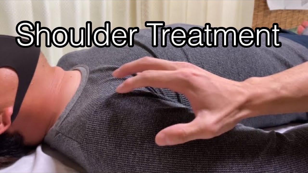 Manual therapy treatment for shoulder (English) - YouTube