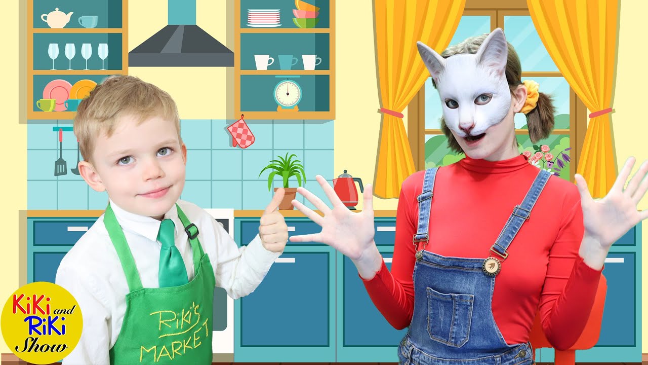 Kiki and Riki have a delicious lunch together at home. They are the ...