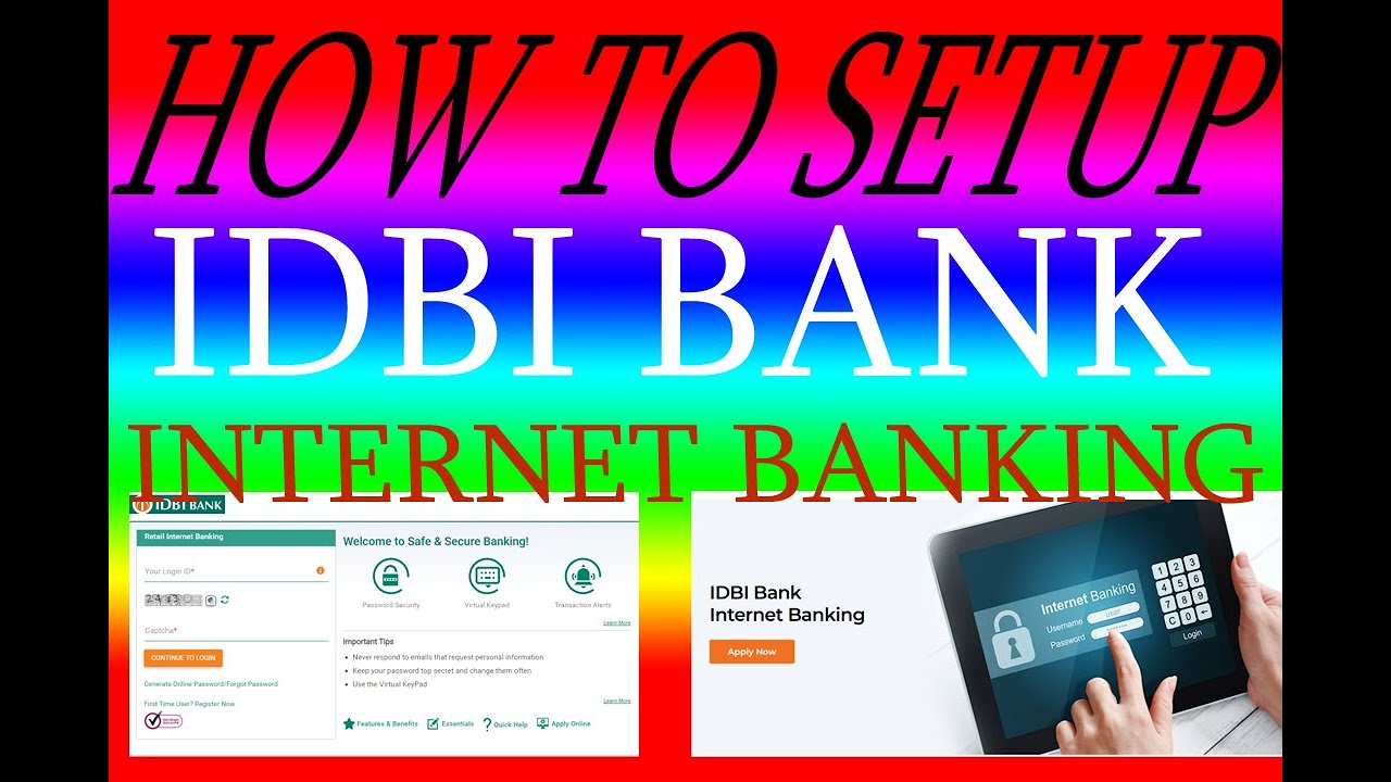 Activation of Internet Banking of IDBI Bank IDBI BANK NETBANKING - YouTube