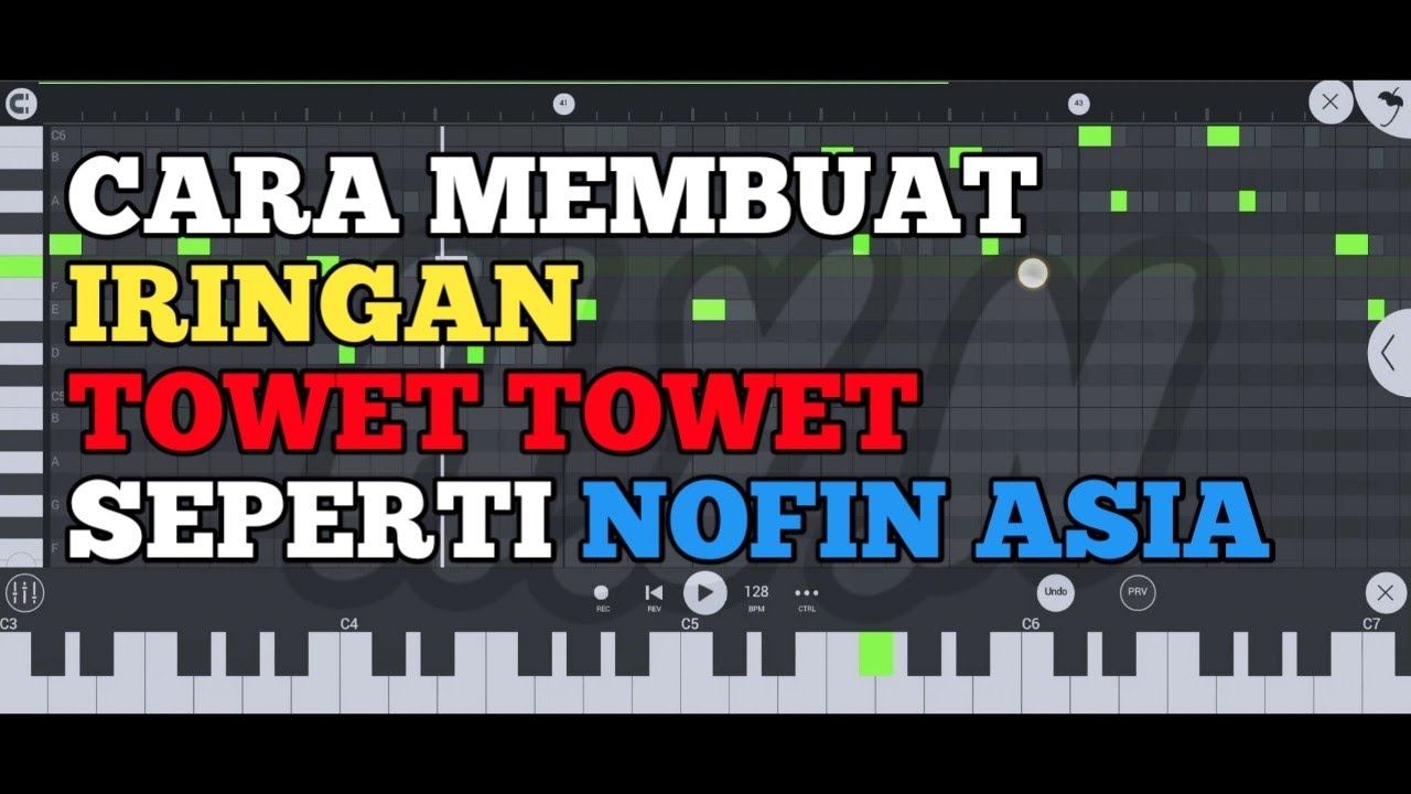 CARA MEMBUAT IRINGAN TOWET TOWET SEPERTI NOFIN ASIA - YouTube