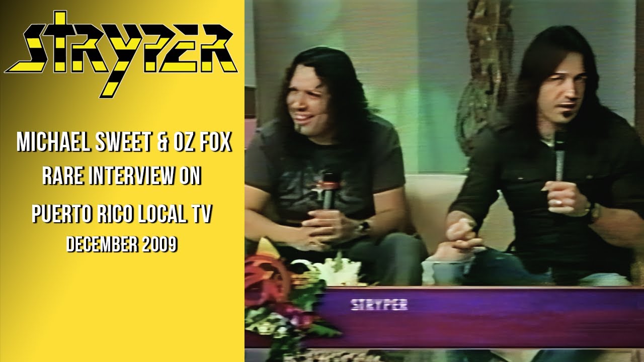 Stryper - Michael Sweet & Oz Fox Interview on Puerto Rico Local TV ...