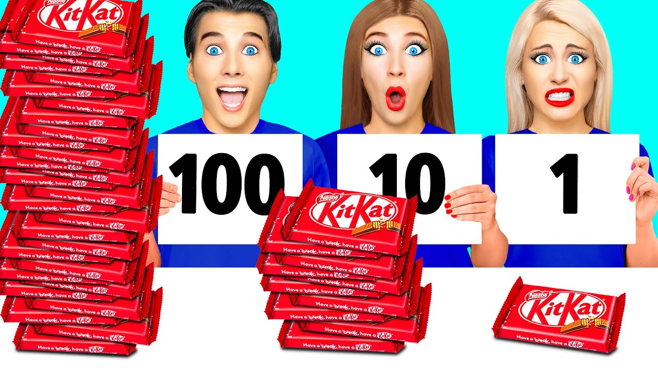 100 Layers of Food Challenge | Crazy Cooking Battle by Multi DO Fun ...