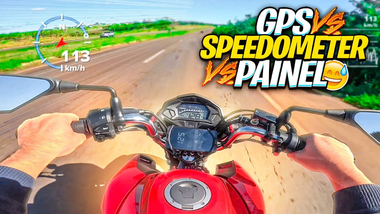 DIFERENÇA DE VELOCIDADE DO GPS GOPRO PRO SPEEDOMETER PRO PAINEL DA FAN ...