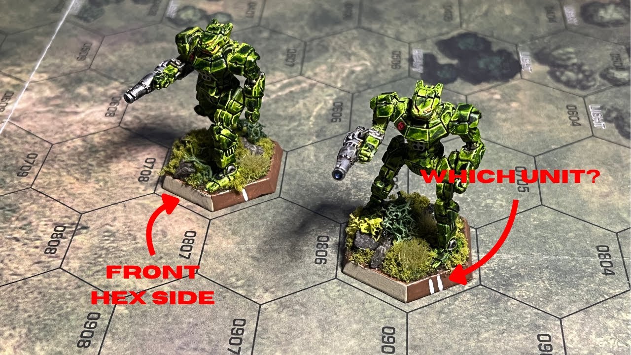 Using BattleTech miniature bases to add information onto the ...