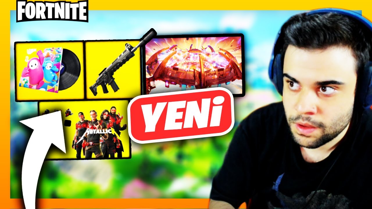 YENİ METALLIC ADA VE GİTAR İTEMİ GELDİ ! FORTNITE BATTLE ROYALE ...