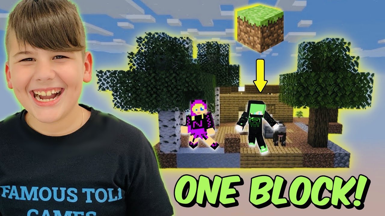ONE BLOCK #1 ΧΤΙΖΟΥΜΕ ΣΠΙΤΙ ΜΑΖΙ ΜΕ ΤΟ NOOBAKI Minecraft Famous Games ...