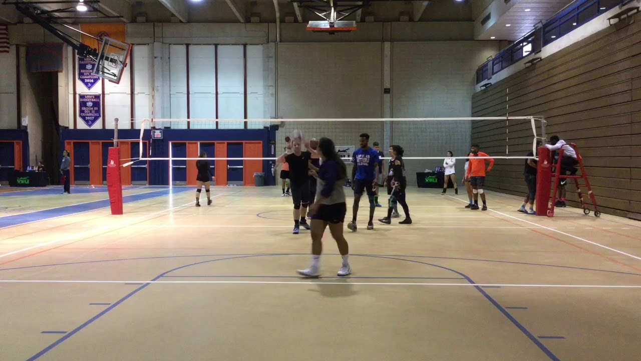 Oct 14, 2018 - Co-ed Six's Volleyball - Jairo Ballers vs Crazy Cucumber ...