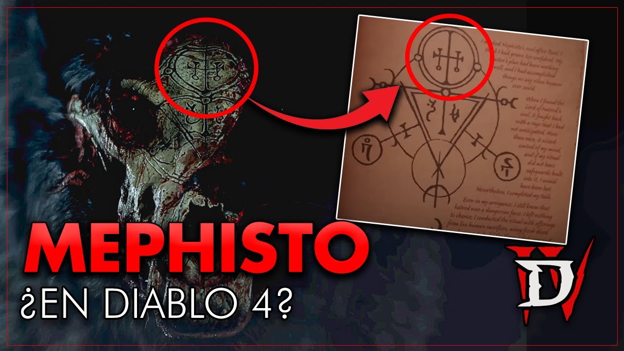 La TEORIA y la PRUEBA de que MEPHISTO podria estar en DIABLO 4 🔥 - YouTube