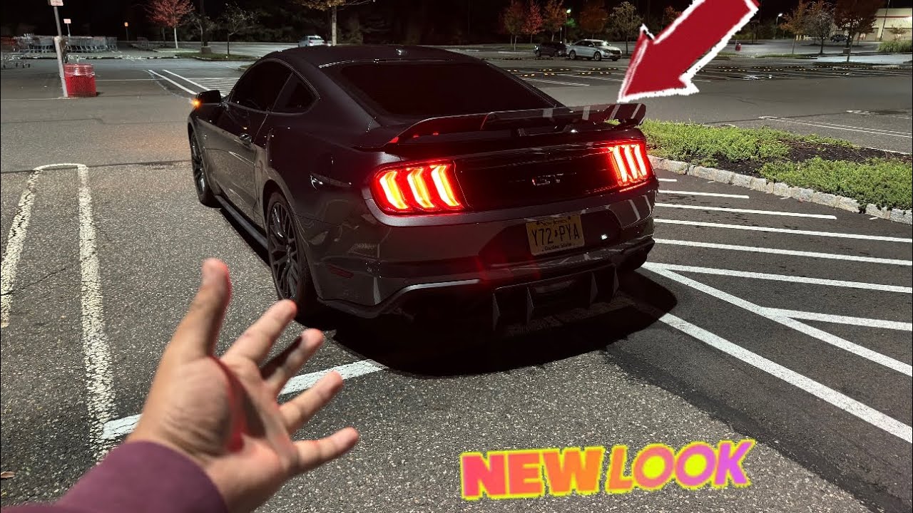 MAKING MY 2019 MUSTANG GT REAR END AGGRESSIVE - YouTube