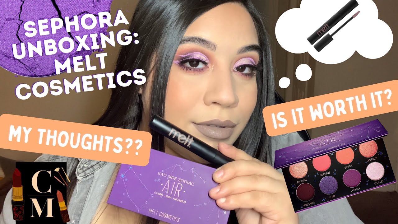 Small Sephora Unboxing: MeltCosmetics - YouTube