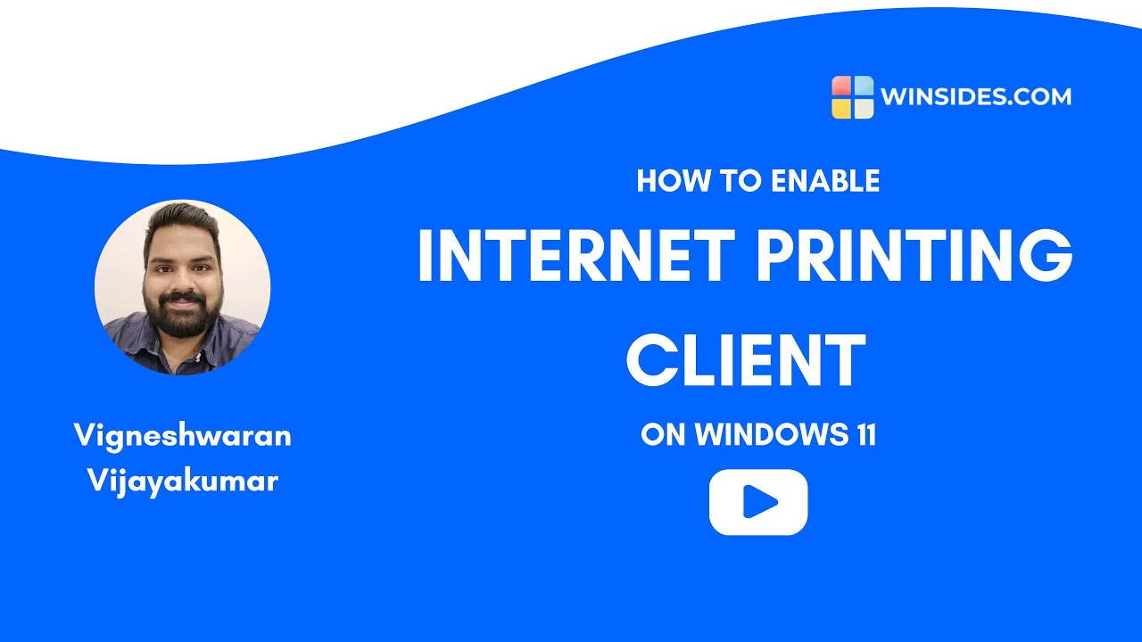 QUICK GUIDE - How to Enable Internet Printing Client on Windows 11 🌐🖨️ ...