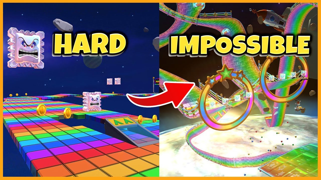 The 10 MOST DIFFICULT Tracks in Mario Kart History - YouTube