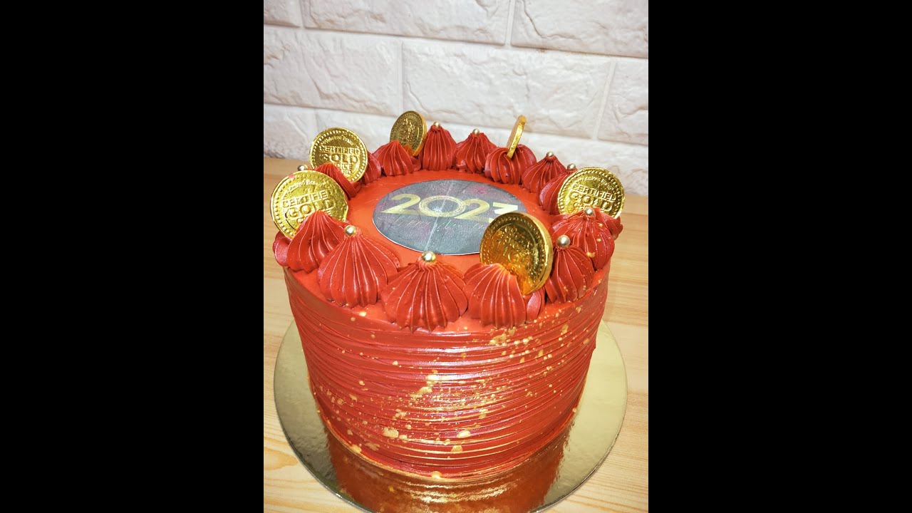 2023 New year Cakes color of the year Viva Magenta - YouTube