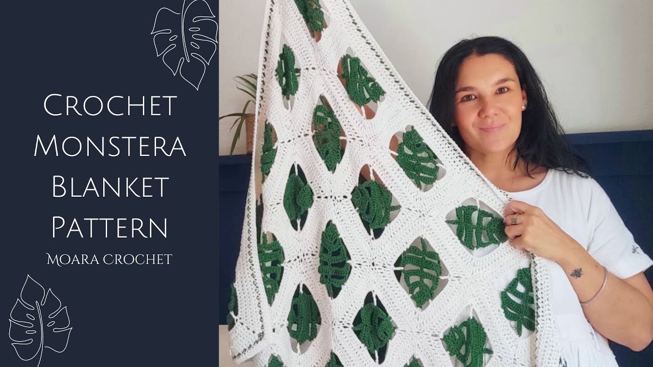 Crochet Monstera Pattern designed by Moara Crochet - YouTube