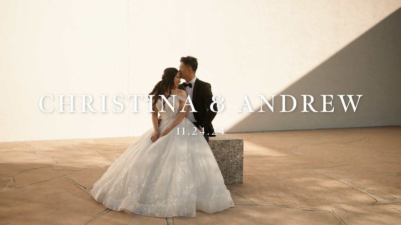 A Single Soul in Two Bodies | Christina & Andrew at The Villa - YouTube