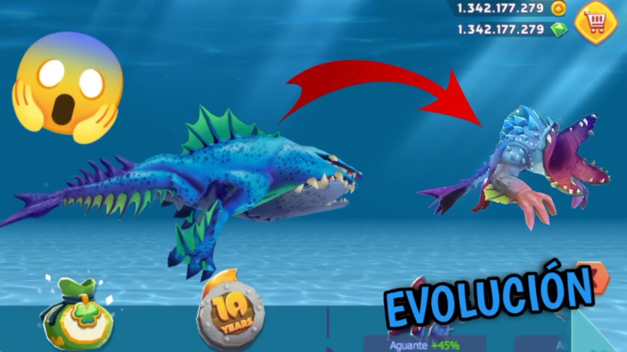 Jugando con la evolución del Abysshark - Hungry Shark Evolution 🦈🦈🌊 ...