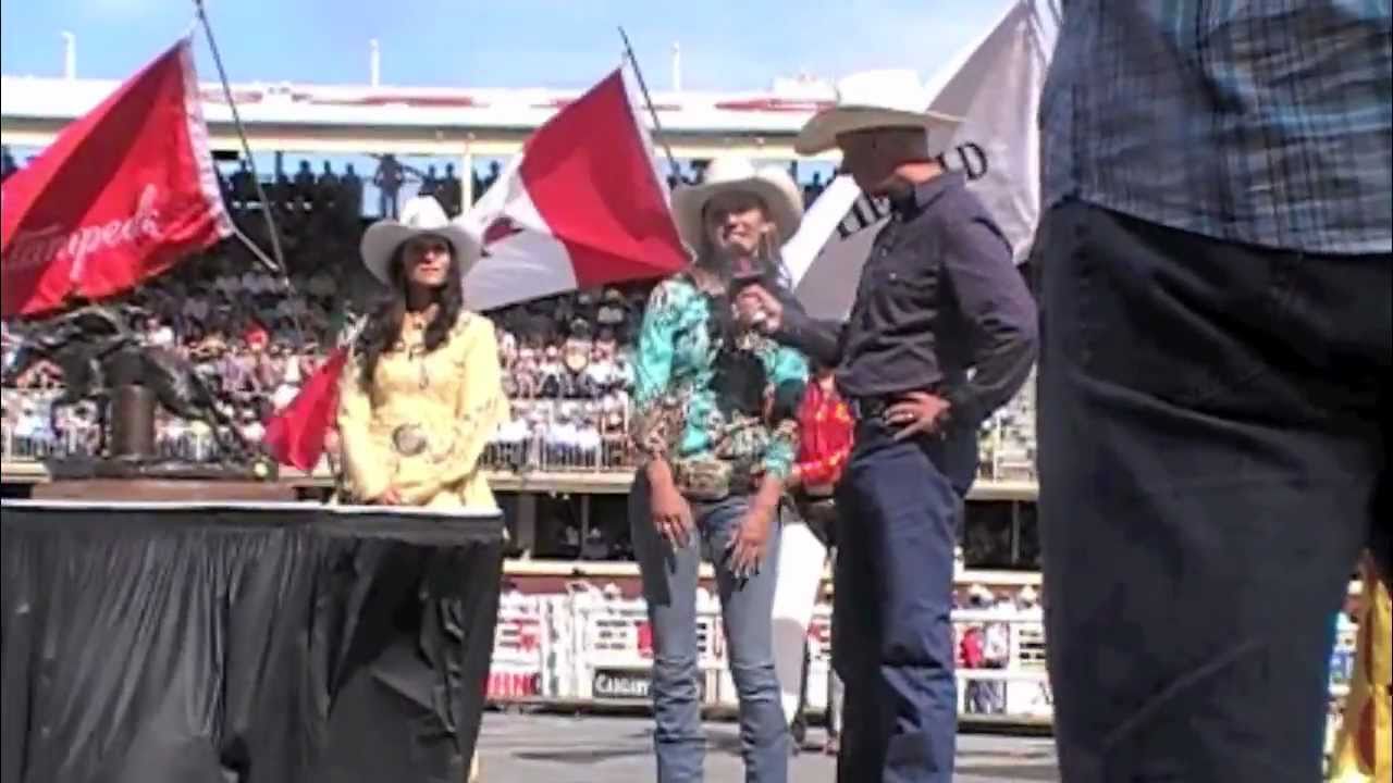 Final Four Barrel Racers at the Calgary Stampede 2011 - YouTube