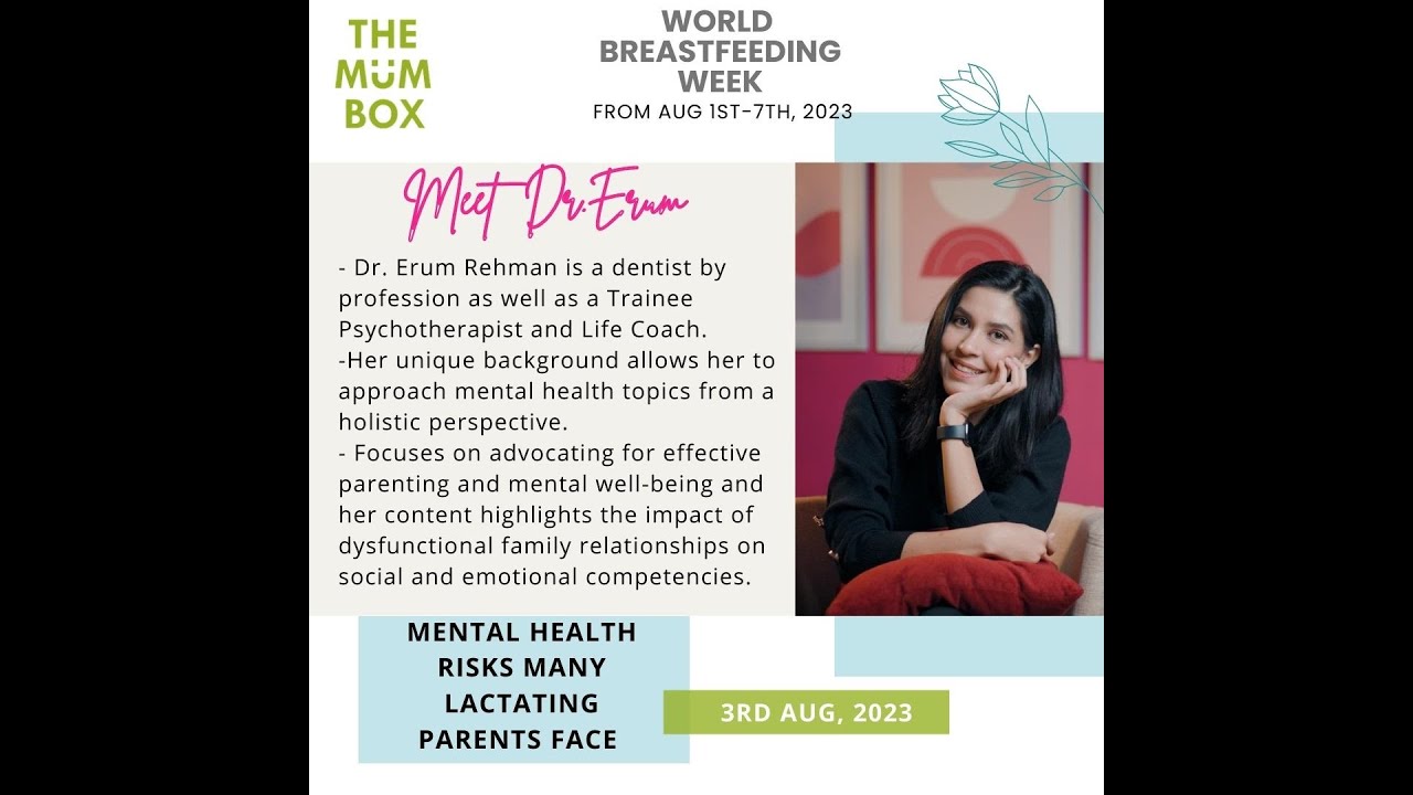 Mental Health Risk Many lactating Parents Face By Dr. Erum rehman - YouTube