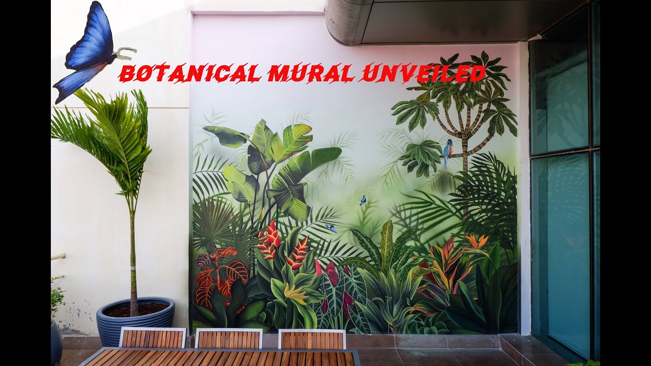 Best Botanical garden | Botanical Mural | wall art | interior design ...