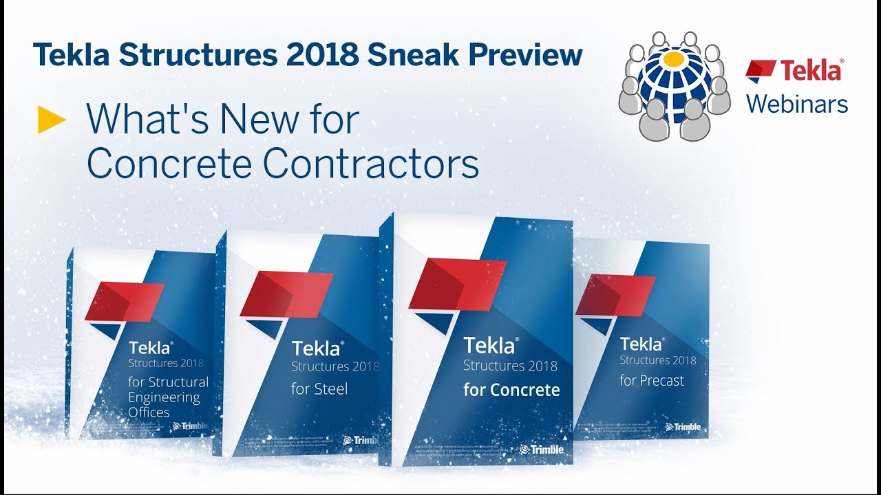 Tekla Structures 2018 New Features - Cast in Place Concrete - YouTube