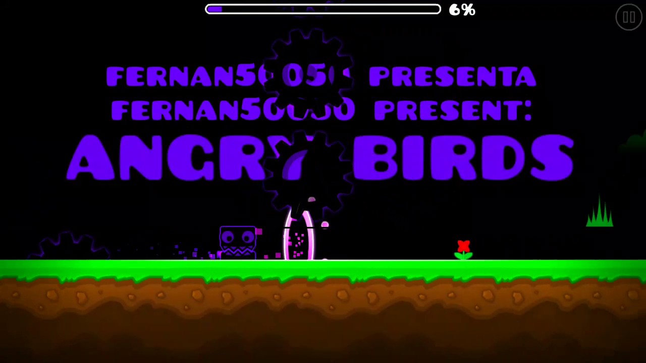 Angry Birds 100% completo geometry dash - YouTube