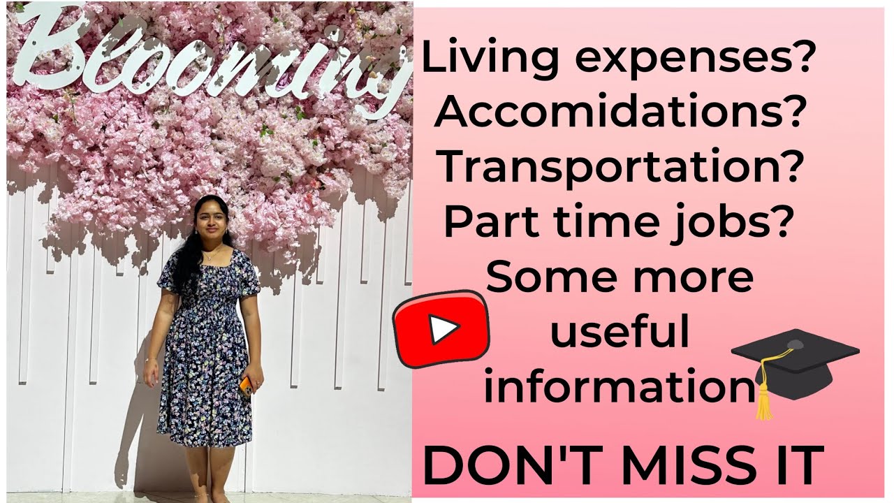 DON'T MISS THIS INFO || LIVING EXPENSES & EVERYTHING THAT YOU MUST KNOW ...
