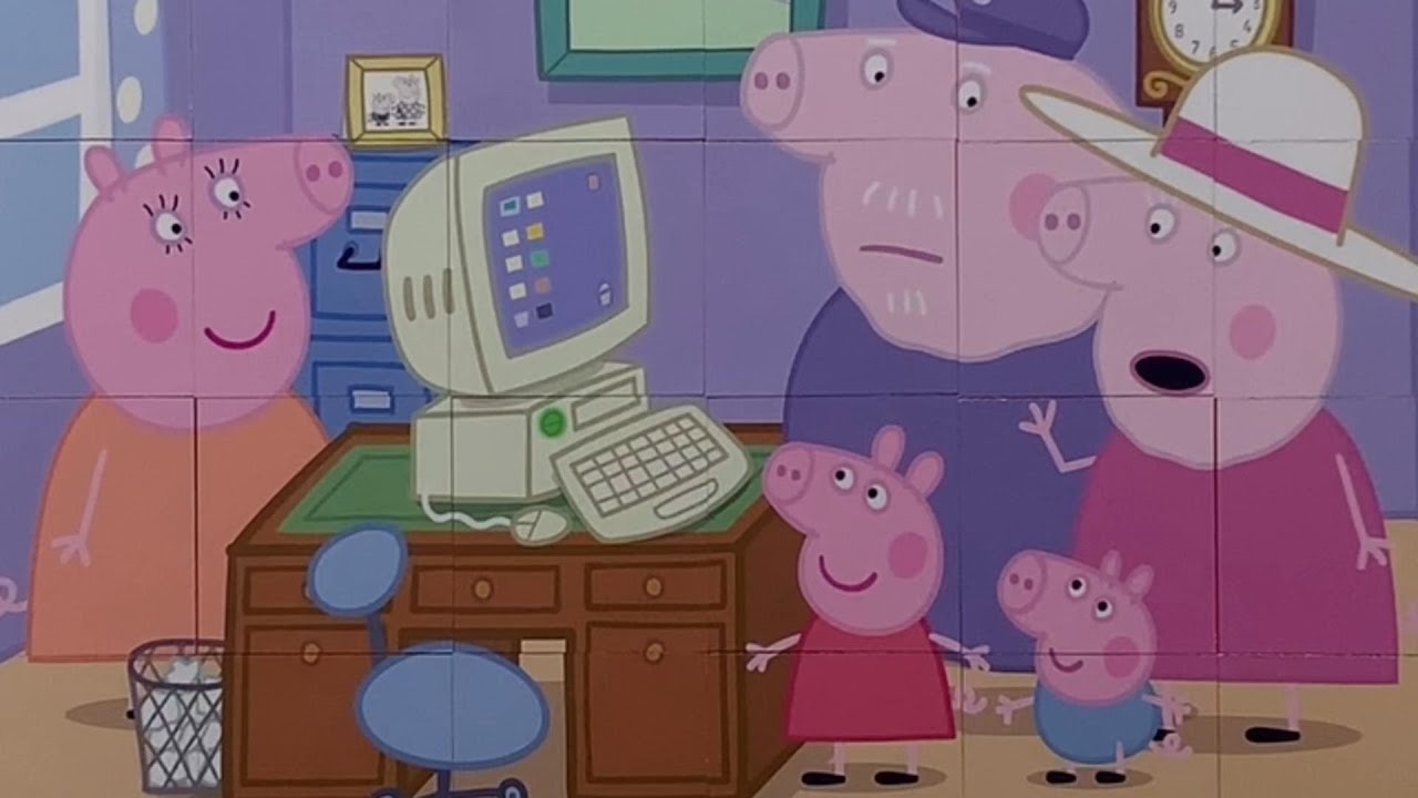 Grandpa Pig's Computer | Peppa Pig | Puzzle for kids and for fun ...