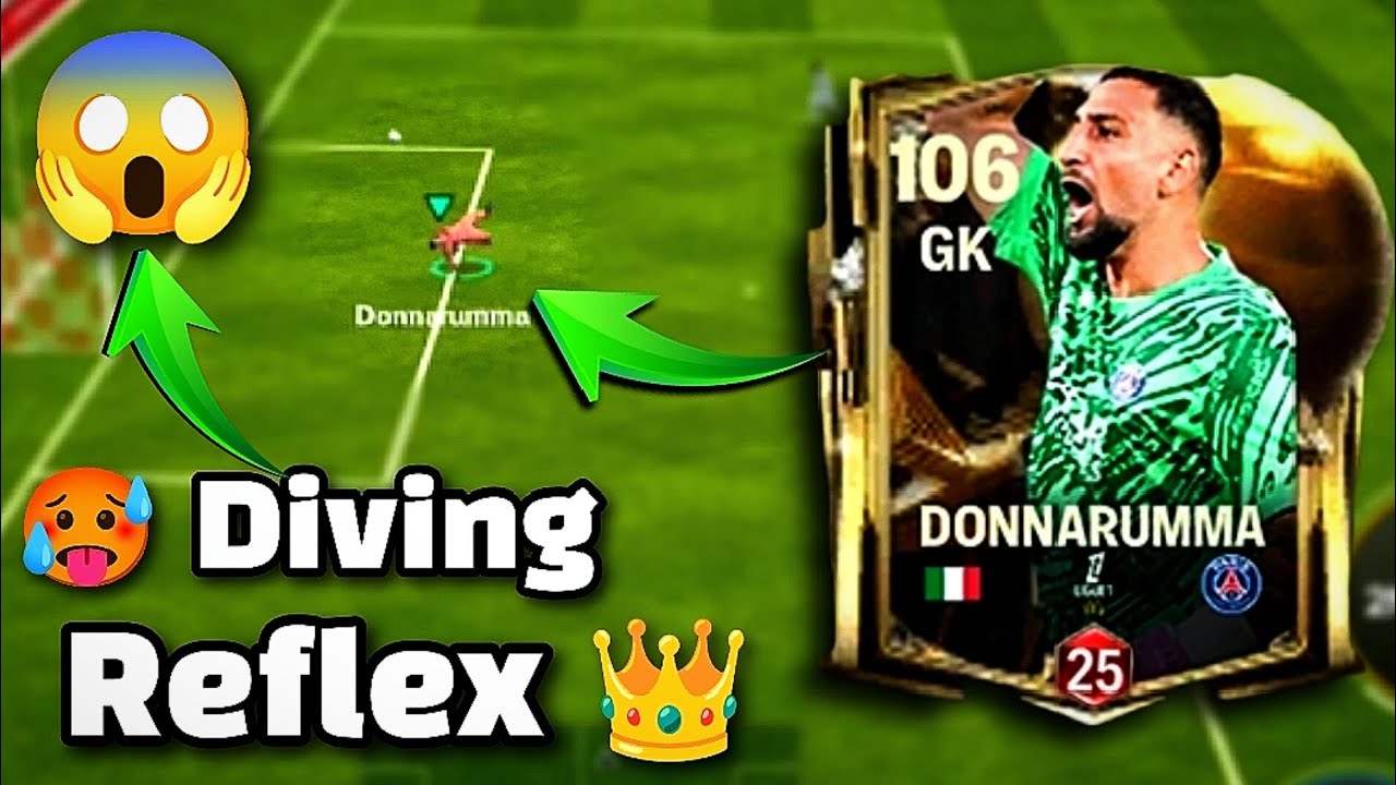 102 Donnarumma 👑 is the second best gk in fc mobile right now || review ...