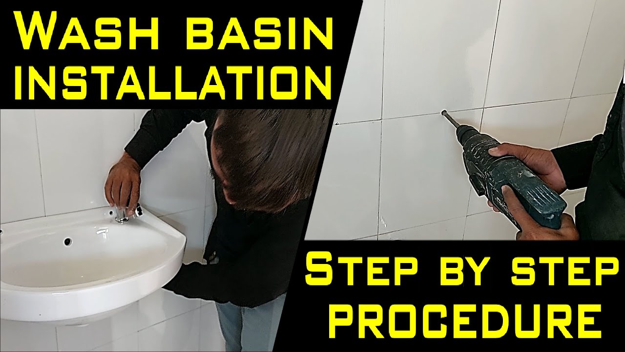 How to install wash basin | Wash Basin Installation | kaise lagaen ...