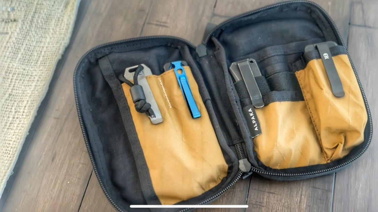 Alpaka Tech / EDC Pouch Comparison: Admin Pouch, Elements Tech Case Mini, and Metro Pouch - YouTube