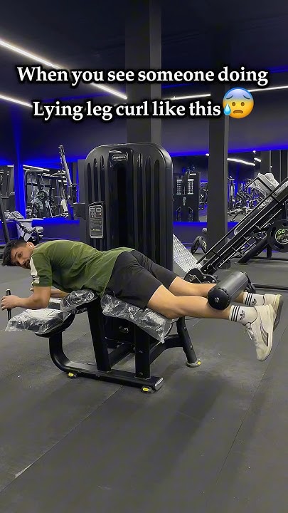 Lying leg curl tutorial - YouTube