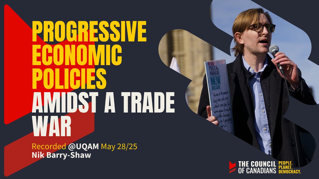 Progressive economic policies amidst a trade war - YouTube