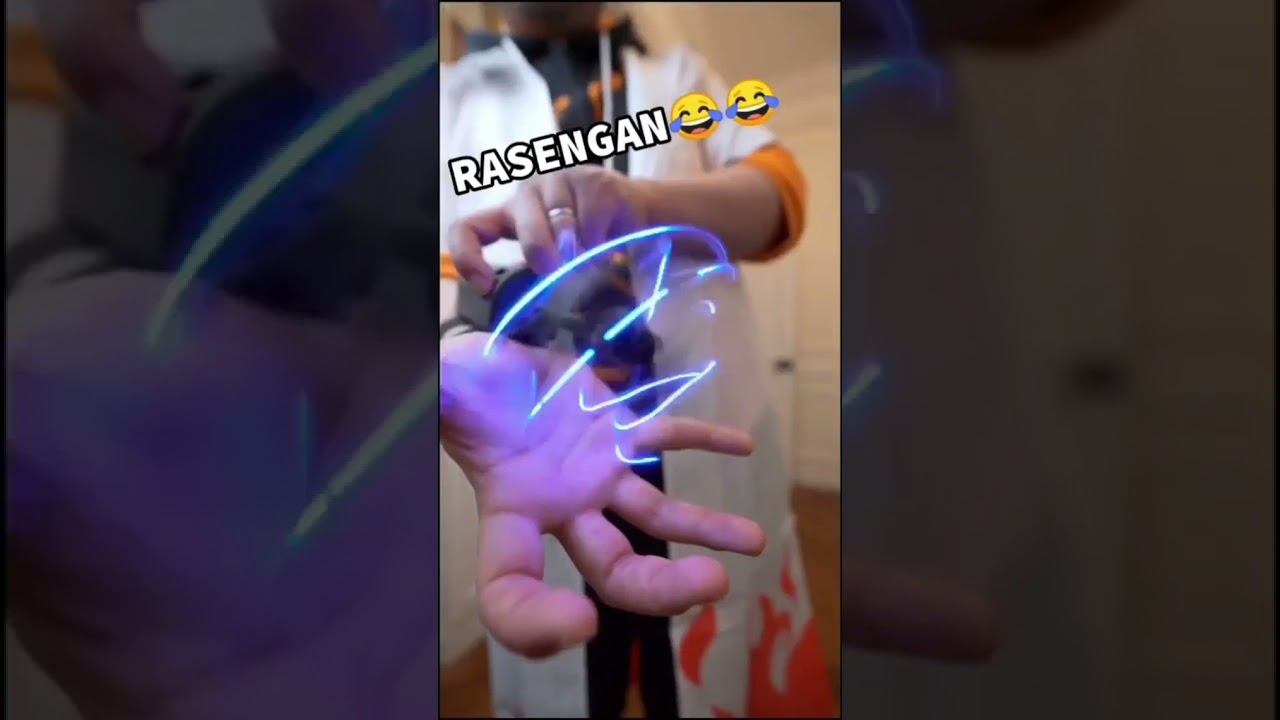Naruto Rasengan in real life. Credit: gojo._.aesthetics (on IG) - YouTube