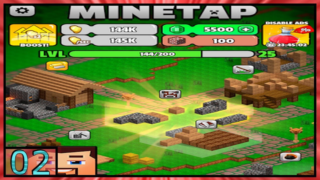 Minetap: Epic Clicker! Tap Crafting & mine heroes Gameplay - Android ...